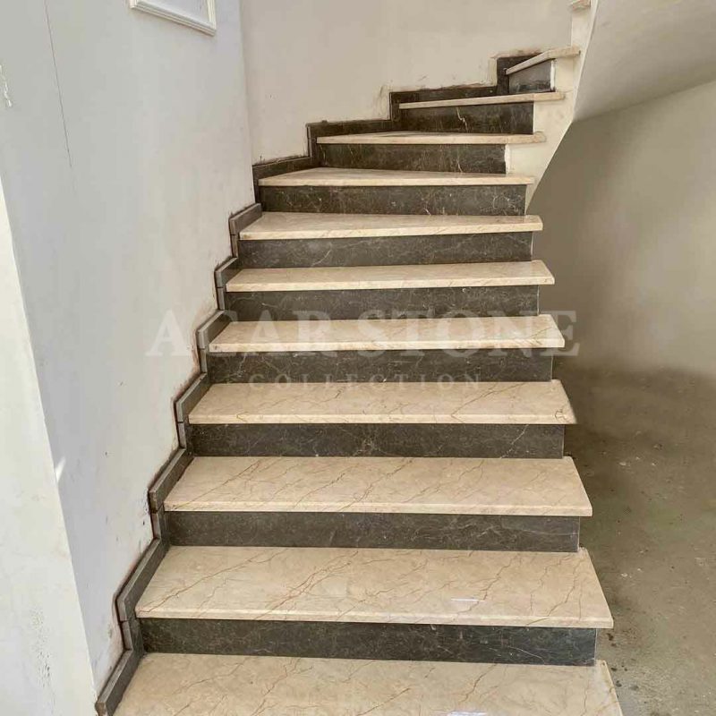 Bej Mermer Merdiven Basamak - ACAR STONE