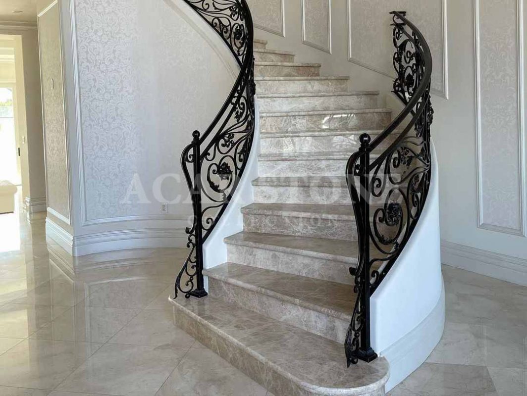 Tundra Mermer Merdiven Basamak - ACAR STONE